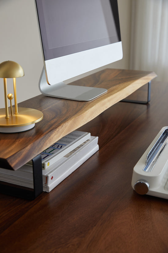 Elephant Desks - Solid Wood Desk Shelf